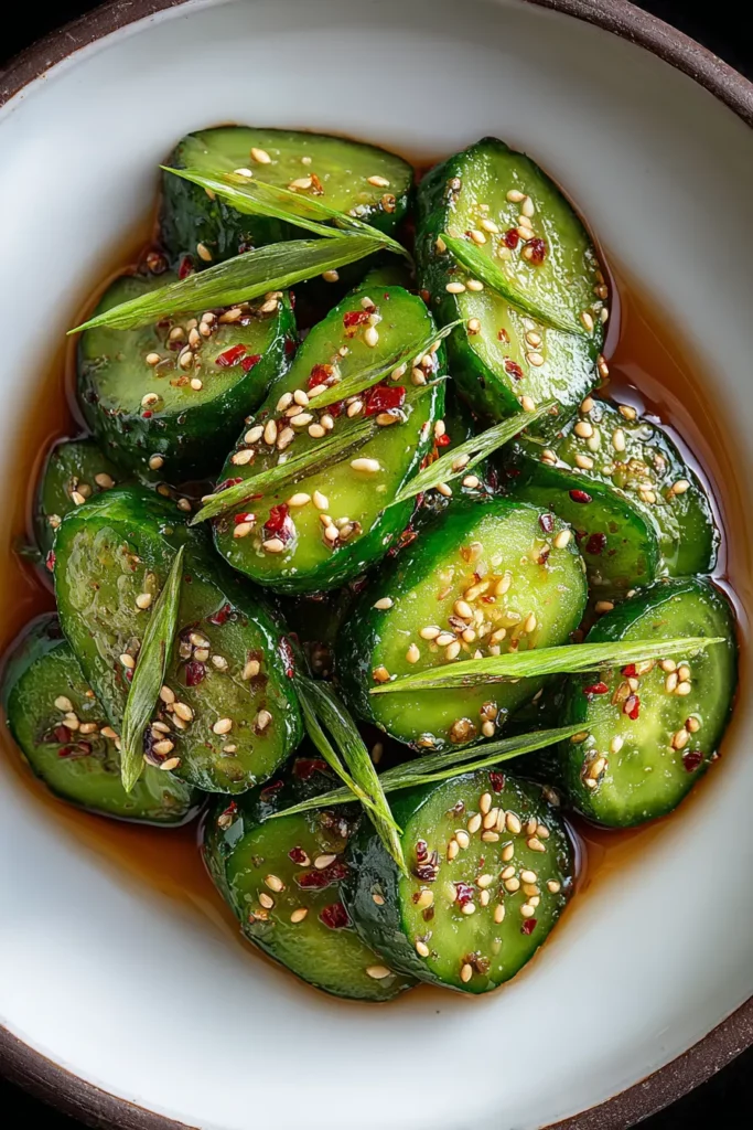 Asian Pickled Cucumbers – HeadlinesDiner