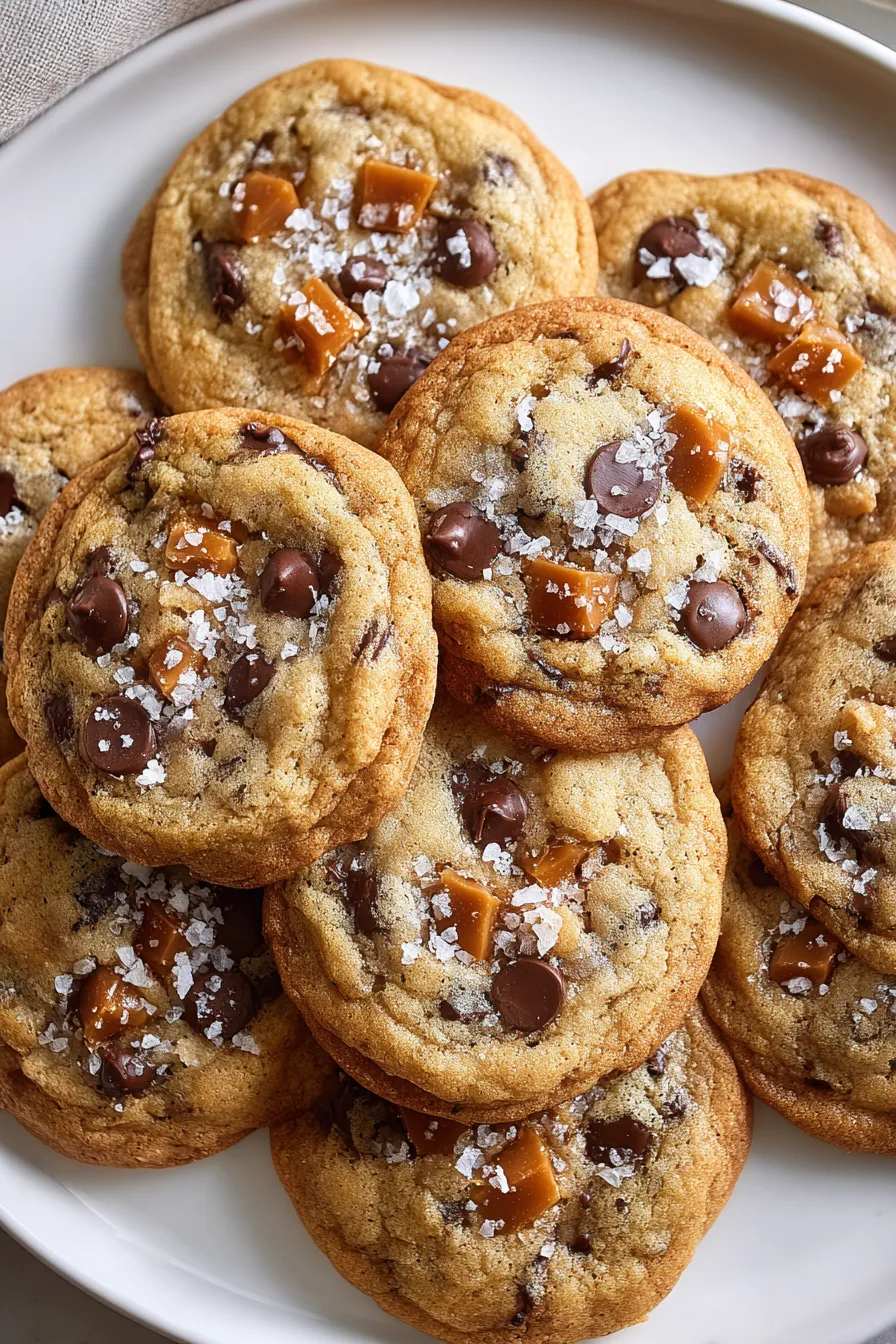 Salted Caramel Chocolate Chip Cookies – HeadlinesDiner