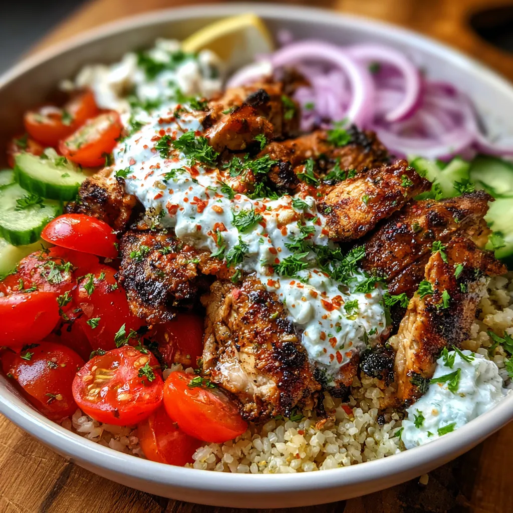 Greek Chicken Gyro Bowls – HeadlinesDiner